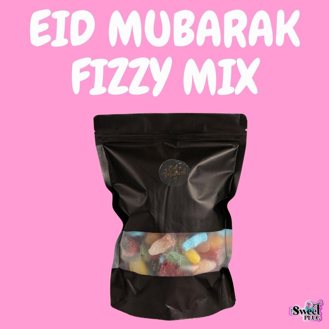 Eid Mubarak Halal Fizzy 1kg Sweets Candy Bag - Etsy