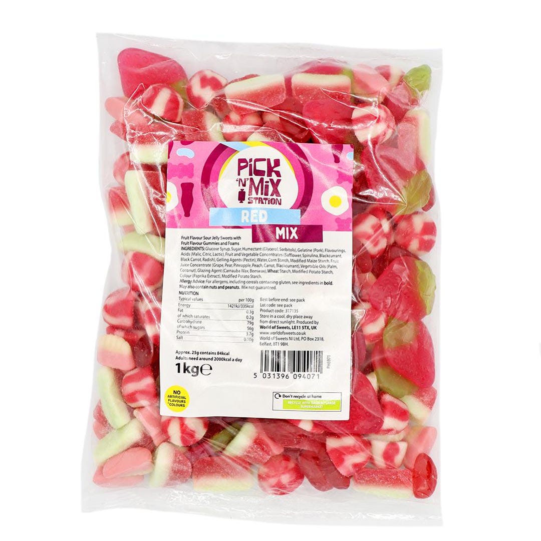 Pick N Mix Station Red Mix Bag 1kg - Etsy Canada