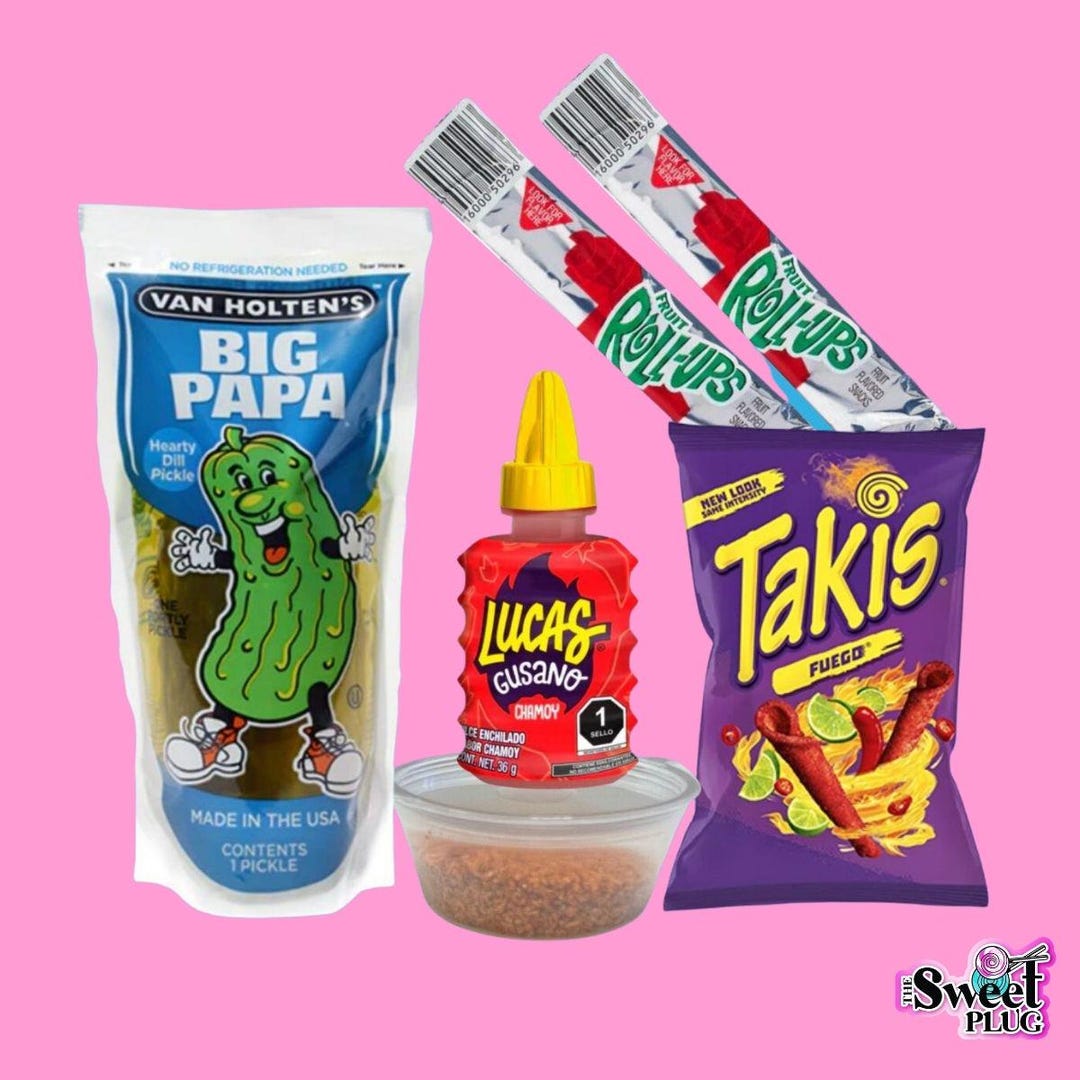 Dill Big Papa Pickle Van Holten's Pickle Kit - Lucas Chamoy, Tajin ...