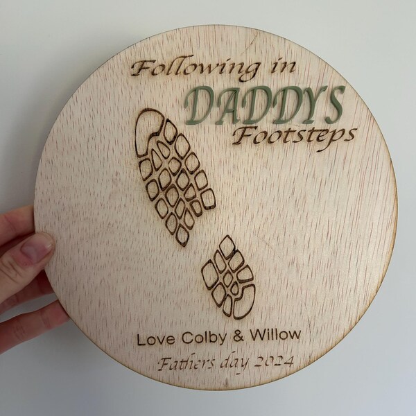 Following Daddy's Footsteps - Etsy