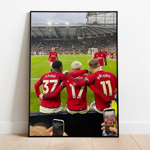 Horizontal Manchester United Poster - Etsy