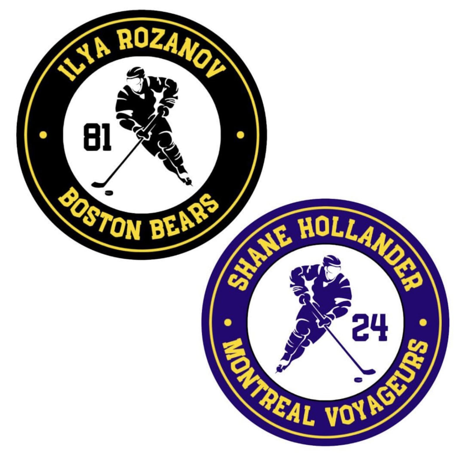 Shane & Ilya Heated Rivalry Sticker Duo - Etsy