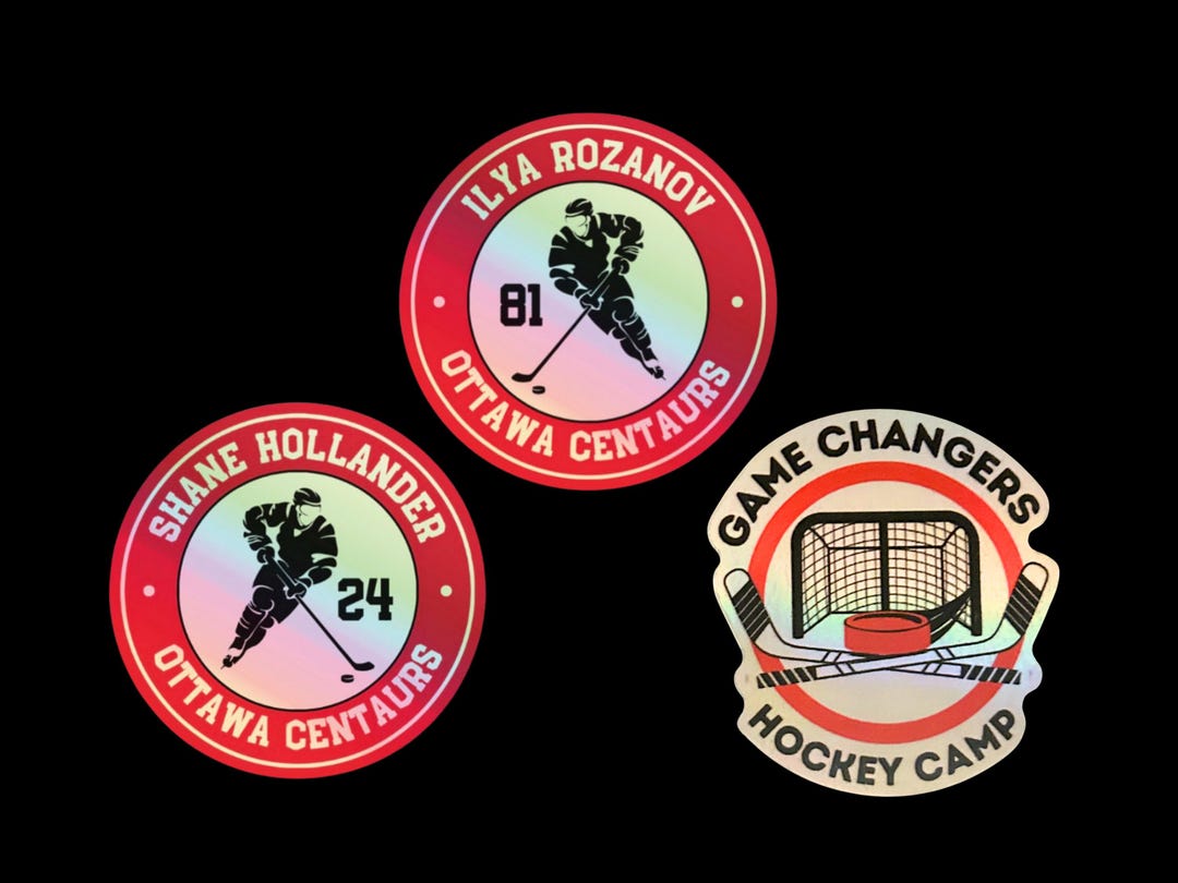 Holographic the Long Game Sticker Trio / Ottawa Centaurs / Ilya Rozanov ...