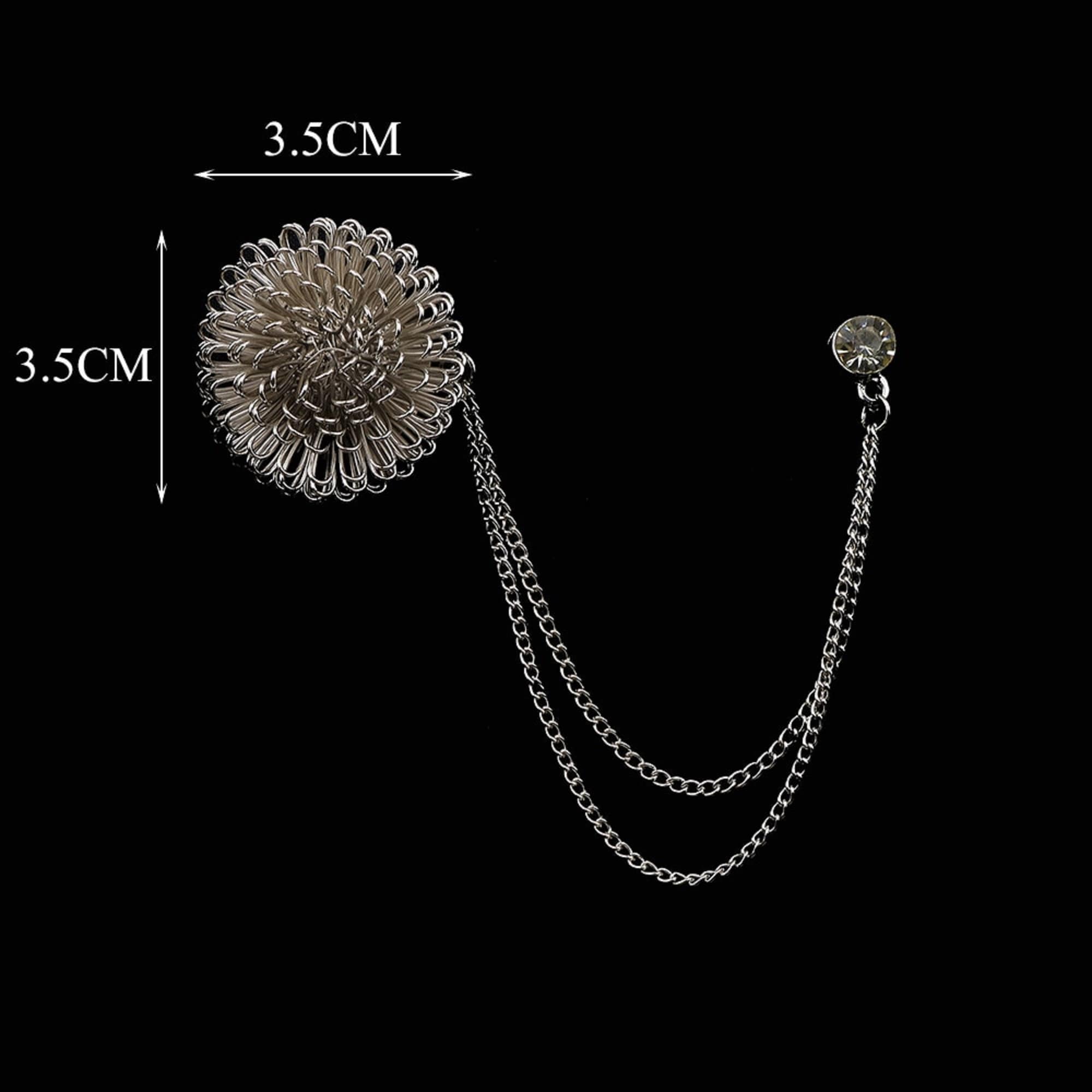 Fashion Gentleman Tassel Chain Brooch Guitar Musical Star Leaf Retro ...