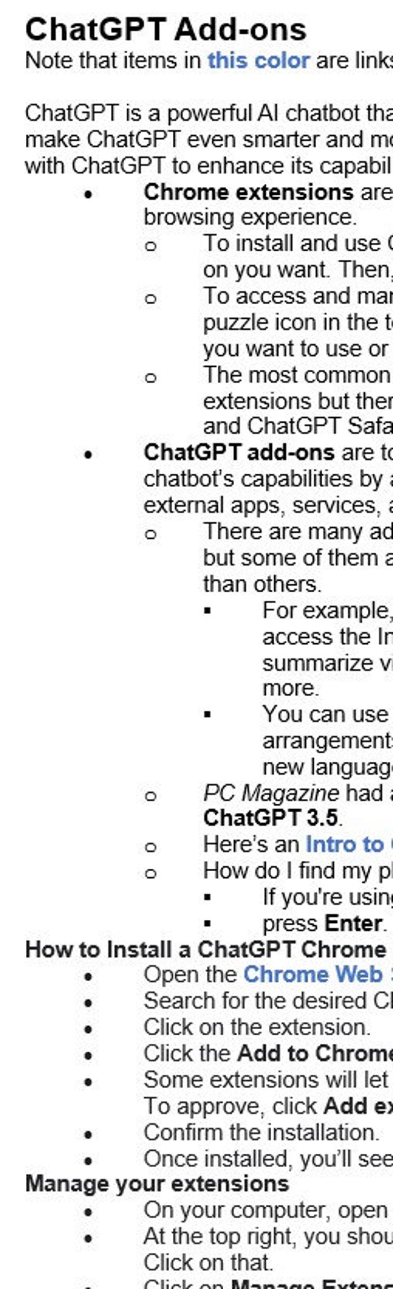Learn Chrome Extensions & Chatgpt 4o Add-ons Step-by-step Instructions Summarize Youtube Videos ...