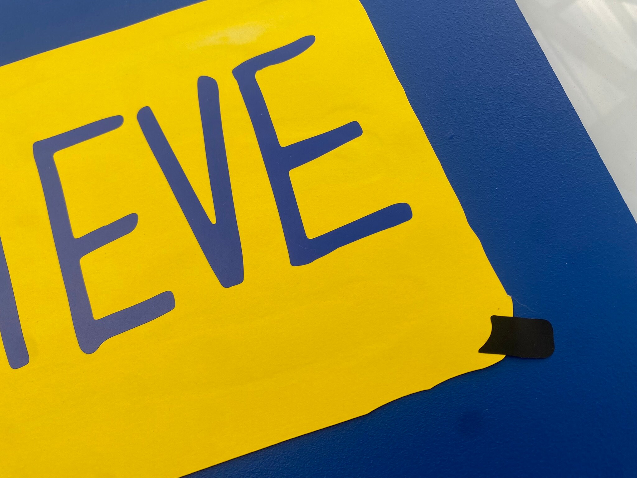 Ted Lasso Inspired Believe Sign Handcrafted 45mm X 30mm Mdf Perfect For Fans Etsy