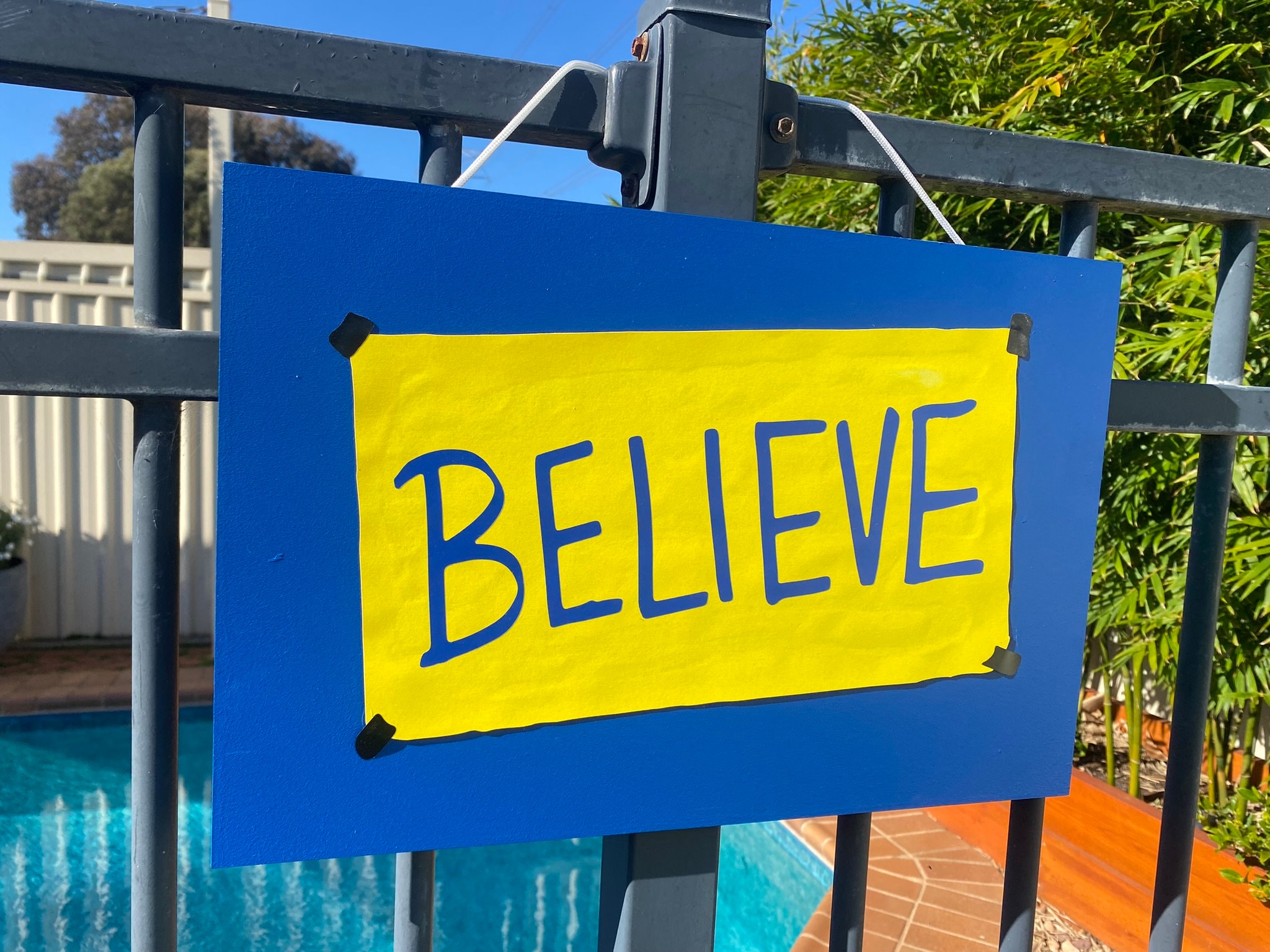 Ted Lasso Inspired 'believe' Sign Handcrafted 45mm X 30mm MDF Perfect ...