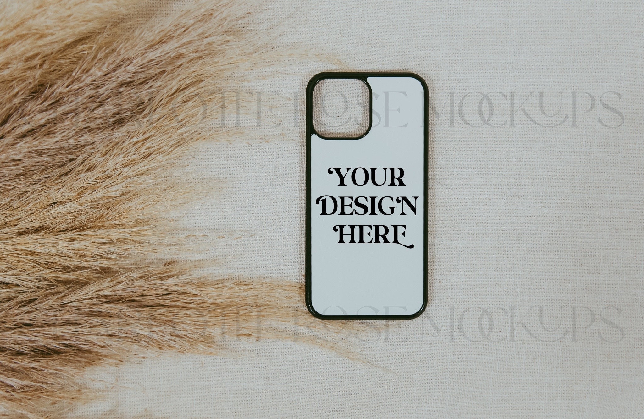 Phone Case Digital Mockup, Sublimation iPhone Case, Sublimation Blank Mockup, Add Your Design ...