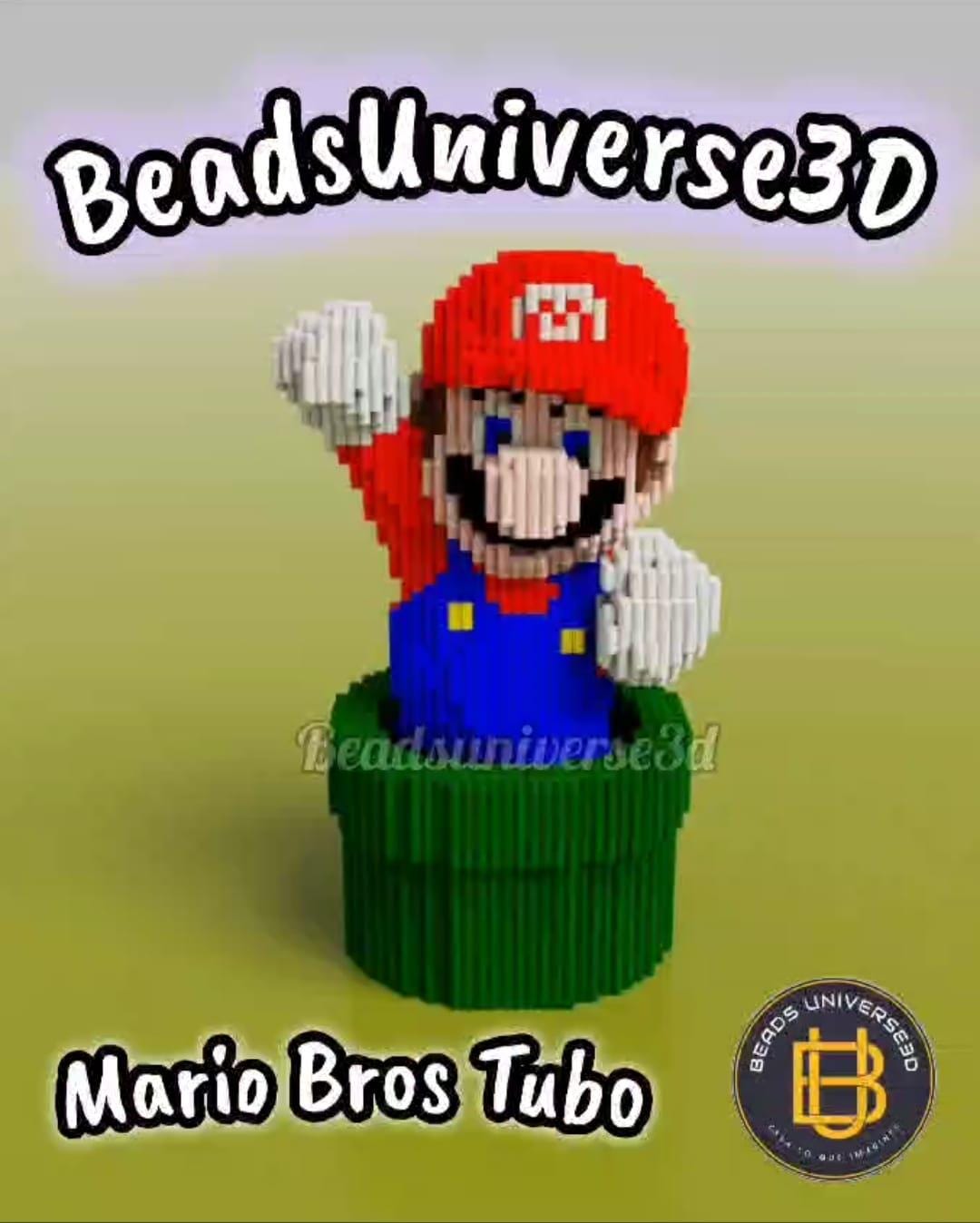 MARIO BROS 3D PATTERN - Etsy