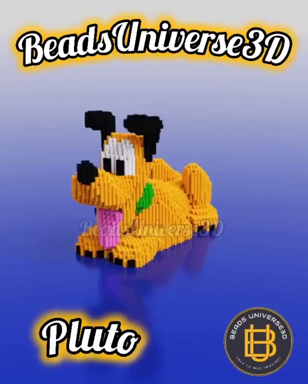 PLUTO PATTERN 3D HAMA BEADS - Etsy
