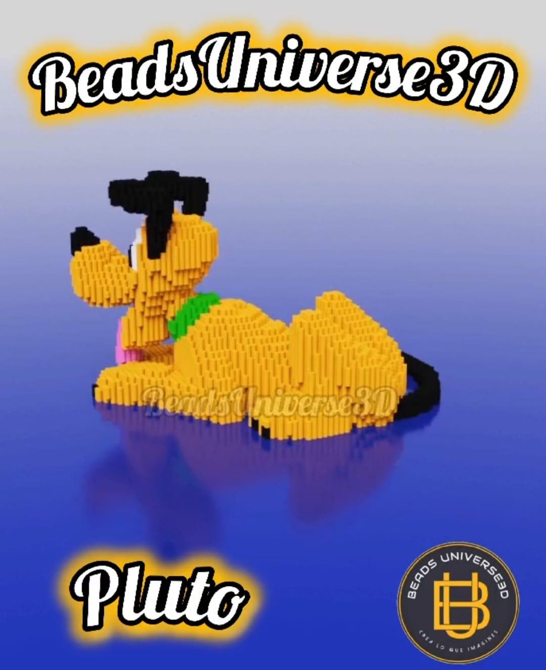PLUTO PATTERN 3D HAMA BEADS - Etsy