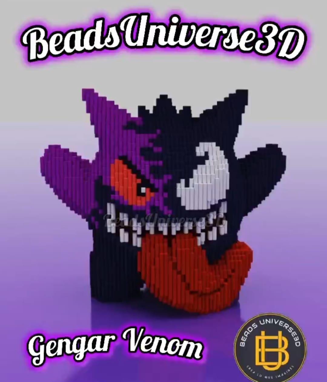 GENGAR VENOM PATTERN3D - Etsy