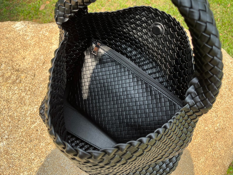 Leather Woven Bag for Women Leather Tote Bag Leather - Etsy