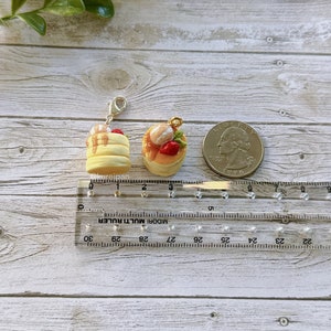 Soufflé Pancake Charm, Polymer Clay Charm, Food Lover, Gift, Charm ...