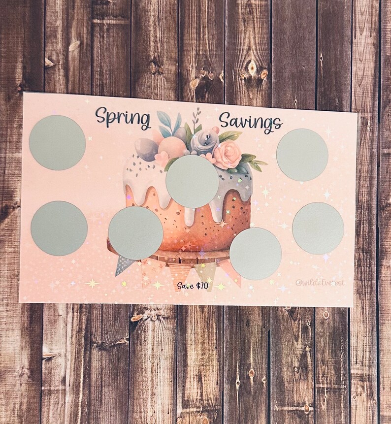 Celebrate Spring Savings Scratch & Save Challenge - Etsy