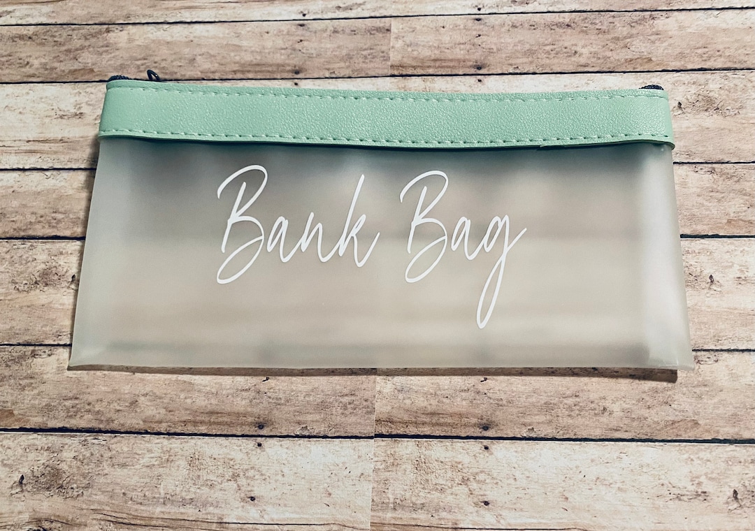 Custom Bank Bag for Cash Stuffing Deposit or Withdrawal Funds A6 Budget ...