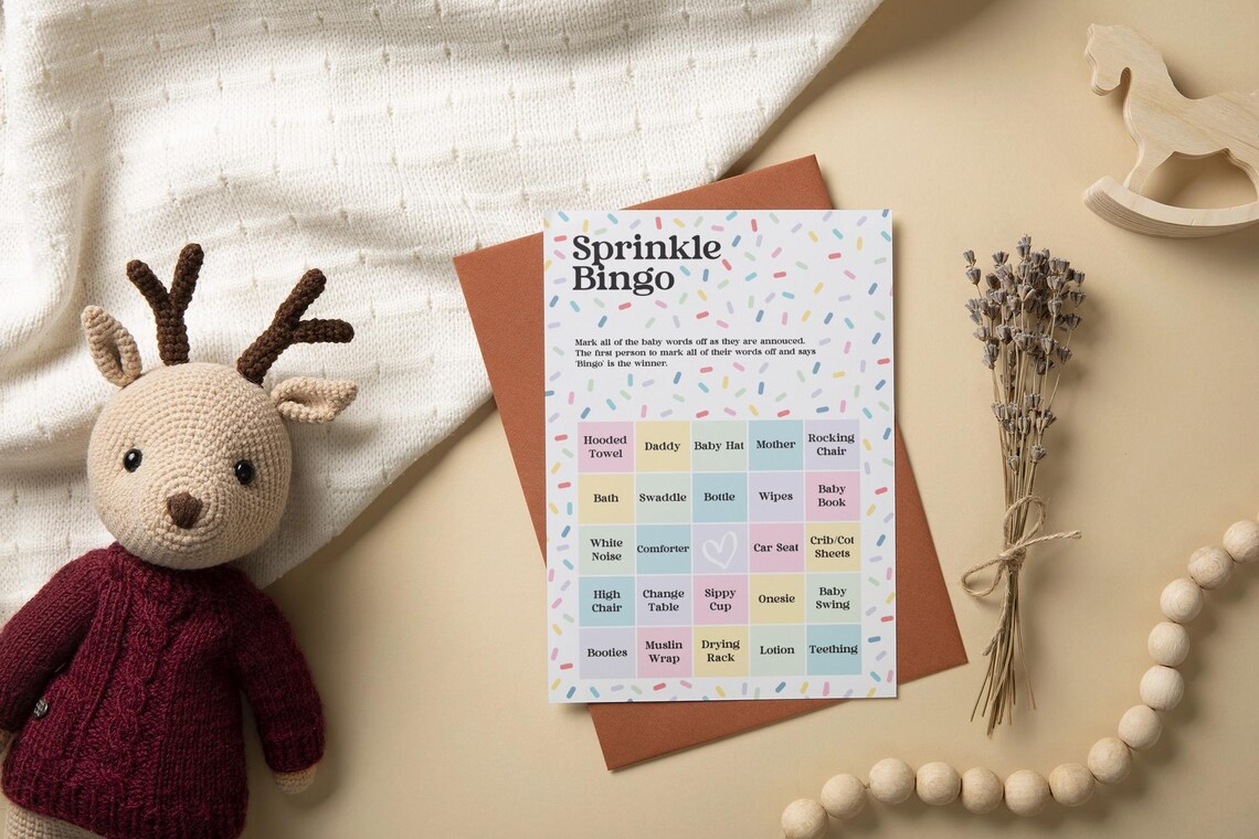 Baby Sprinkle Bingo Game: 30 Printable Cards (PDF Download) - Etsy