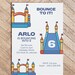 Jumping Castle Birthday Invitation: Editable Bouncy House Party Theme ...