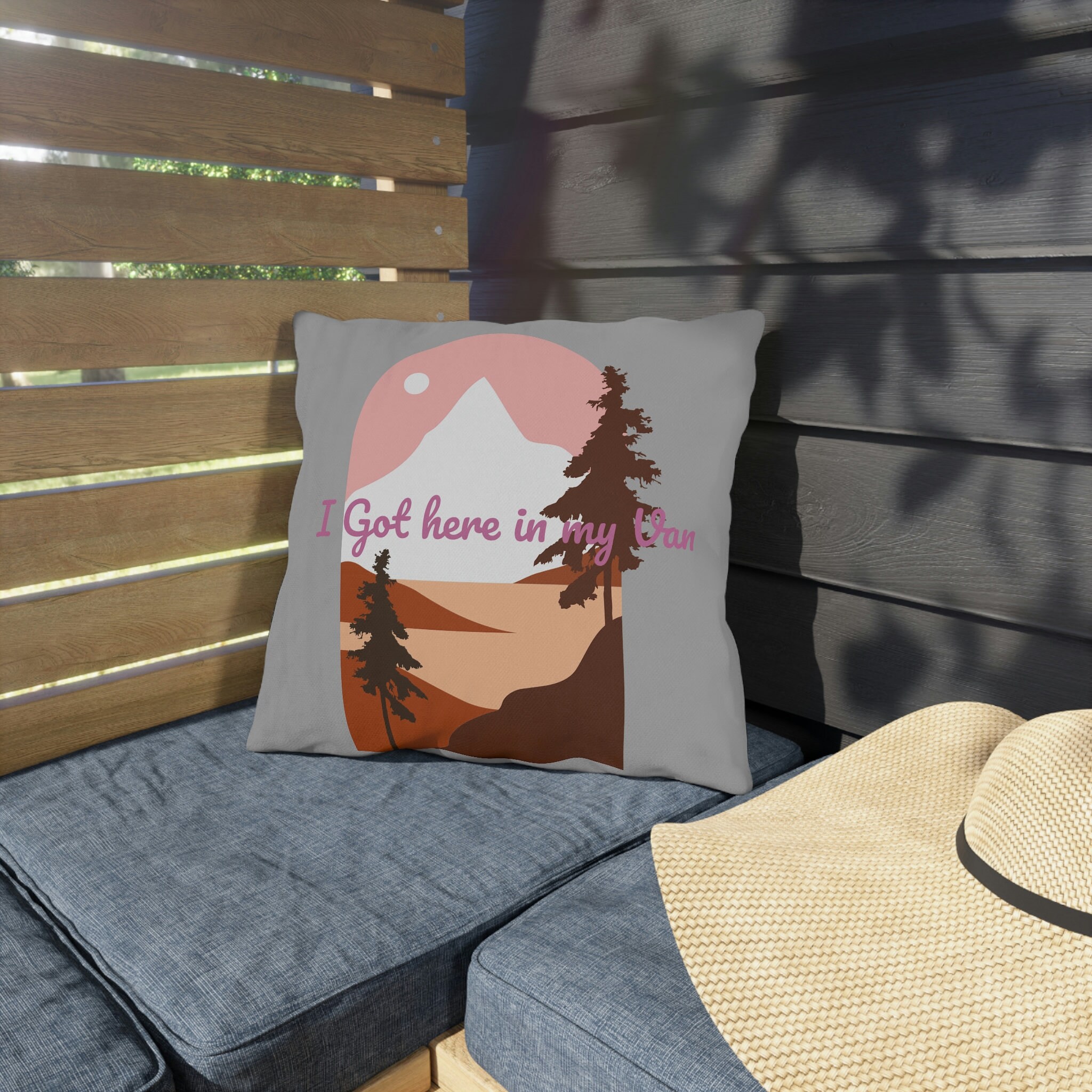 Outdoor Vanlife Pillow, Sprinter Van, Transit Van, Mercedes Van, Van ...