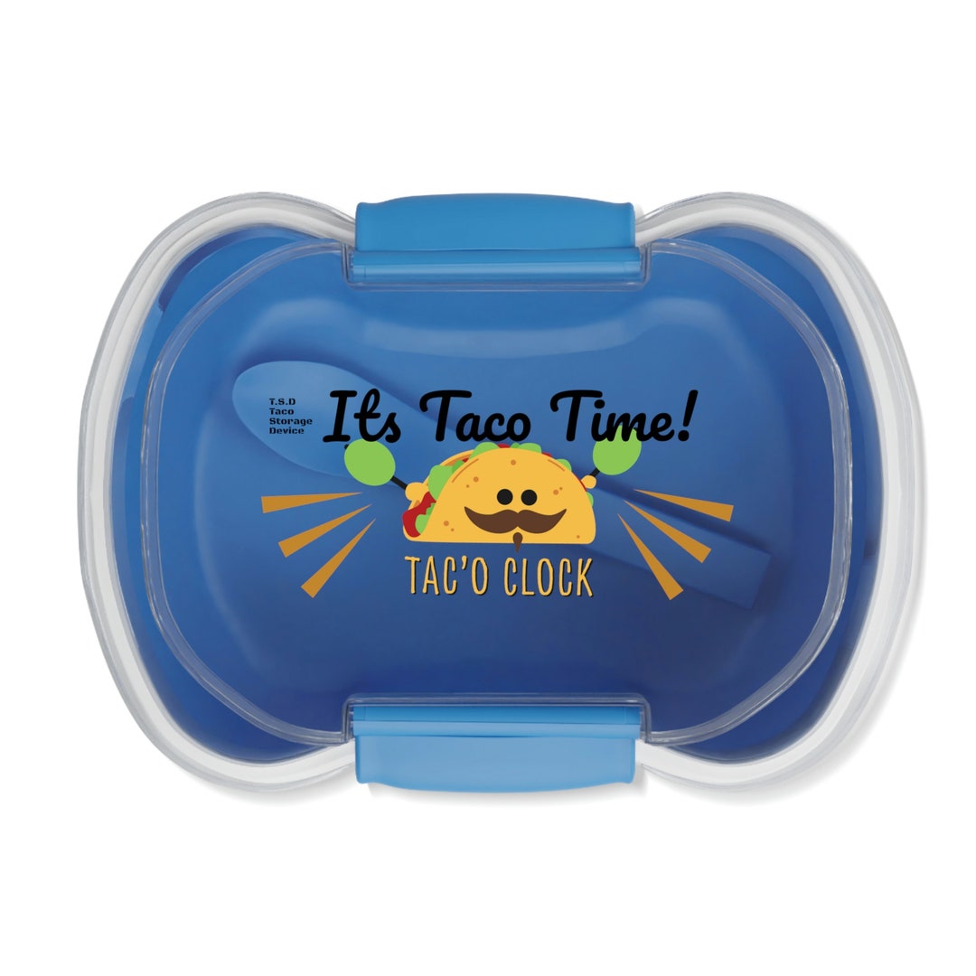 Two-tier Taco Box, Taco, Mexican Food, Food Storage, Container, Food ...