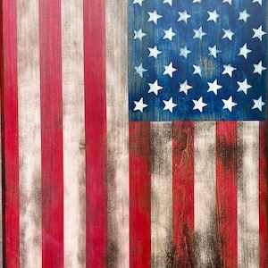 American Flag Coffee Table - Etsy