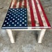 American Flag Coffee Table - Etsy