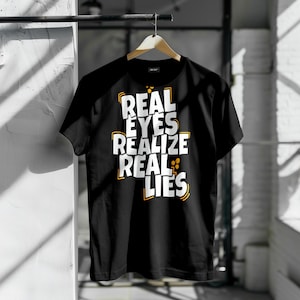 REALEYES REALIZE REALLIES – Bold Statement Streetwear Design - Etsy