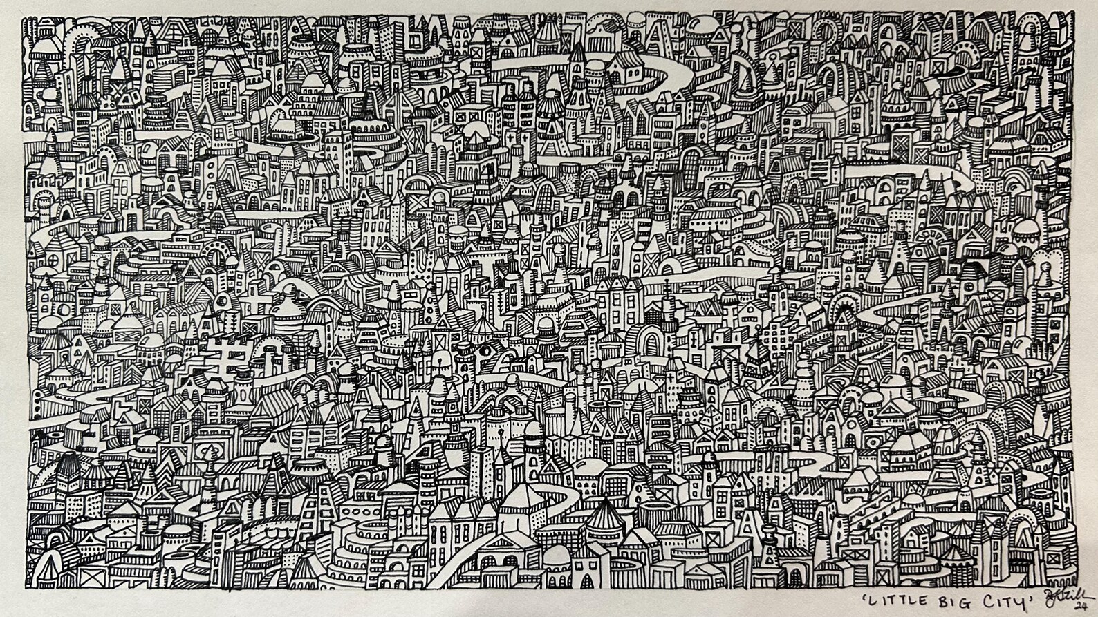 Original Hand Drawn Art Work. Doodle Art, Fineliner on Acid Free Paper ...