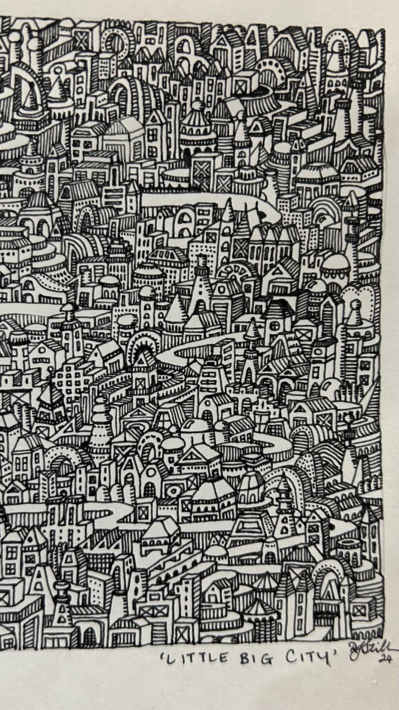 Original Hand Drawn Art Work. Doodle Art, Fineliner on Acid Free Paper ...