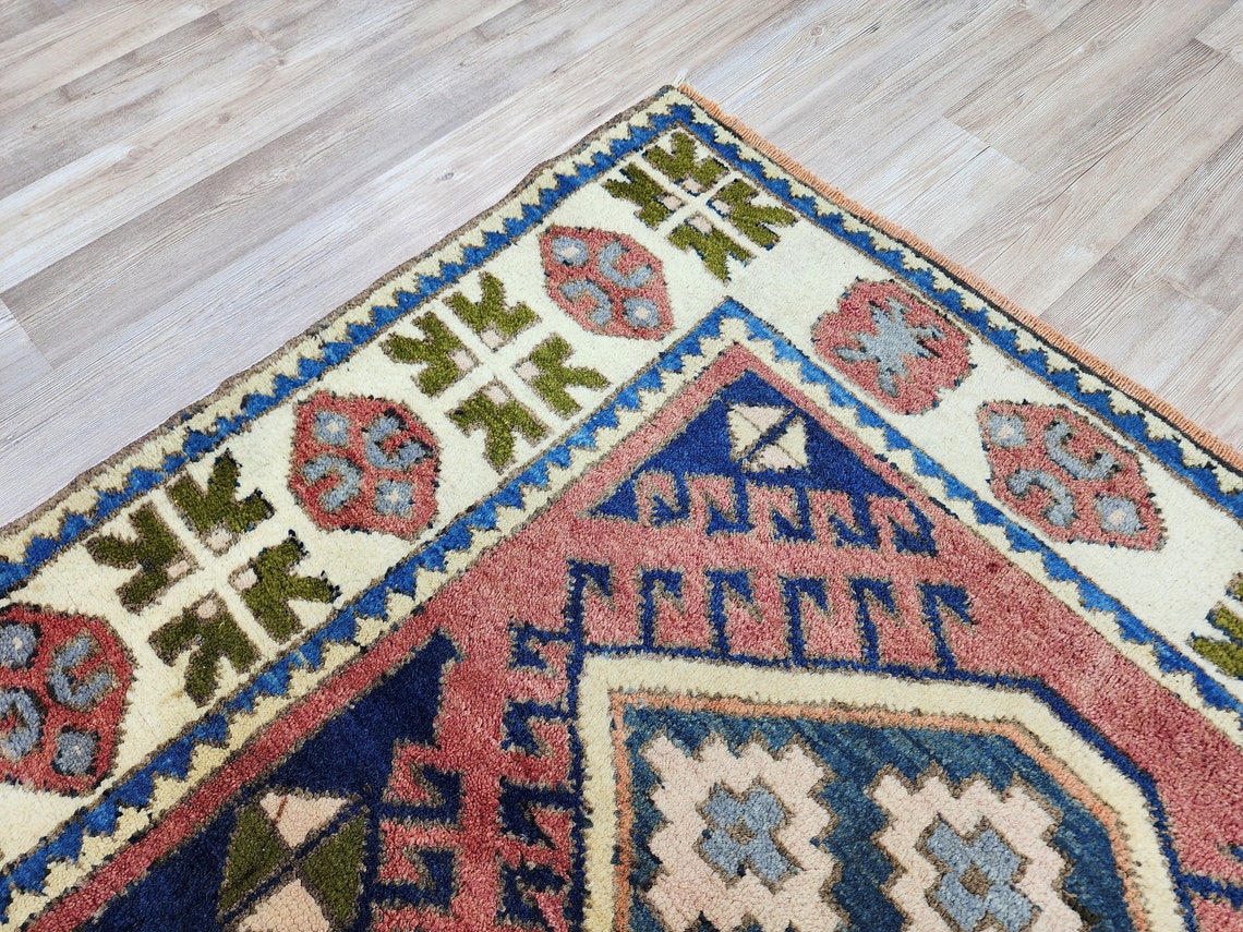 4x8 Rug, Anatolian Runner Rug, 4x8 Turkish Rug, Handmade Rug,4x8 Oushak ...