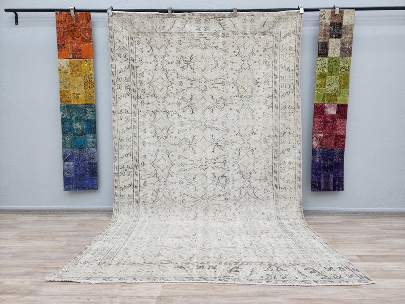 Special Turkish Cream Area Rug 6x10 Feet Vintage Beige Area - Etsy