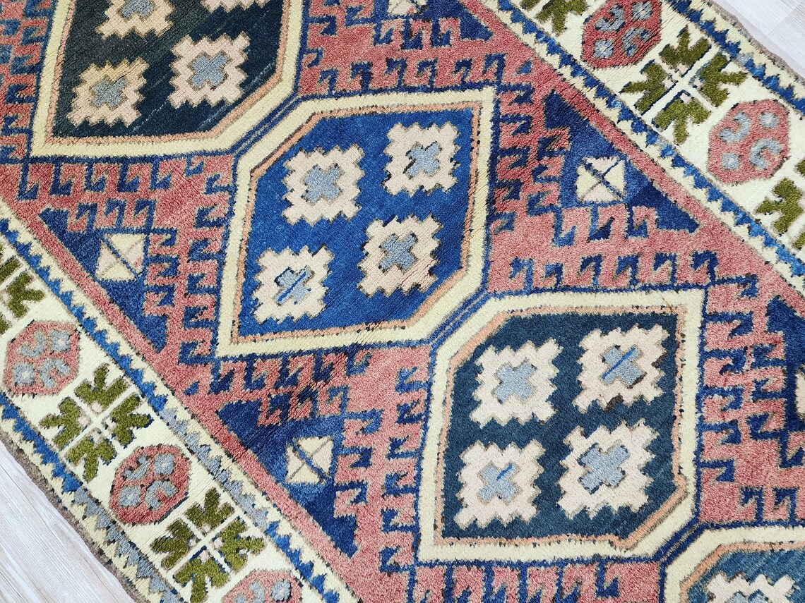 4x8 Rug, Anatolian Runner Rug, 4x8 Turkish Rug, Handmade Rug,4x8 Oushak ...