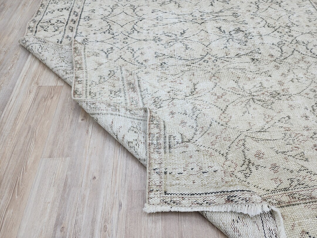 Special Turkish Cream Area Rug 6x10 Feet Vintage Beige Area - Etsy