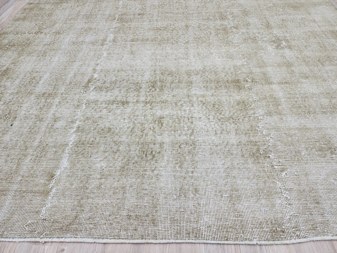 7x10 Neutral Rug, Turkish Vintage Neutral Rug, Hand Made Antique Wool ...