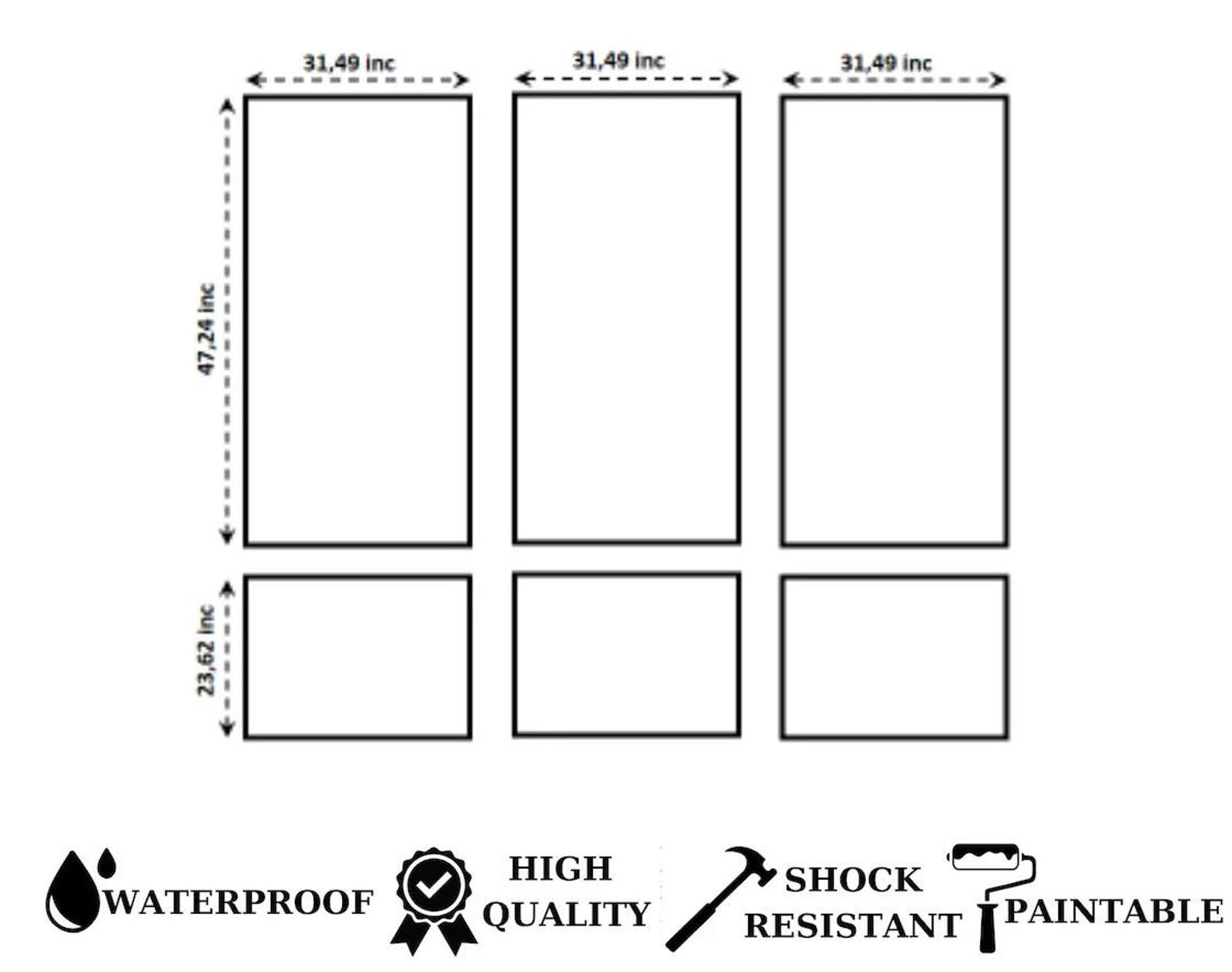 Wall Molding Package Ready to Assemble, Pre-cut Factory Primed, Wall ...