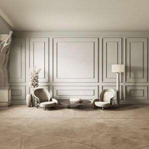 Easy Wall Molding Package Ready to Install Wall Cladding Kit Pre-cut ...