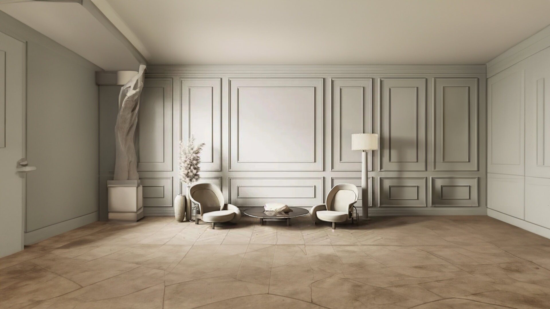 Easy Wall Molding Package Ready to Install Wall Cladding Kit Pre-cut ...