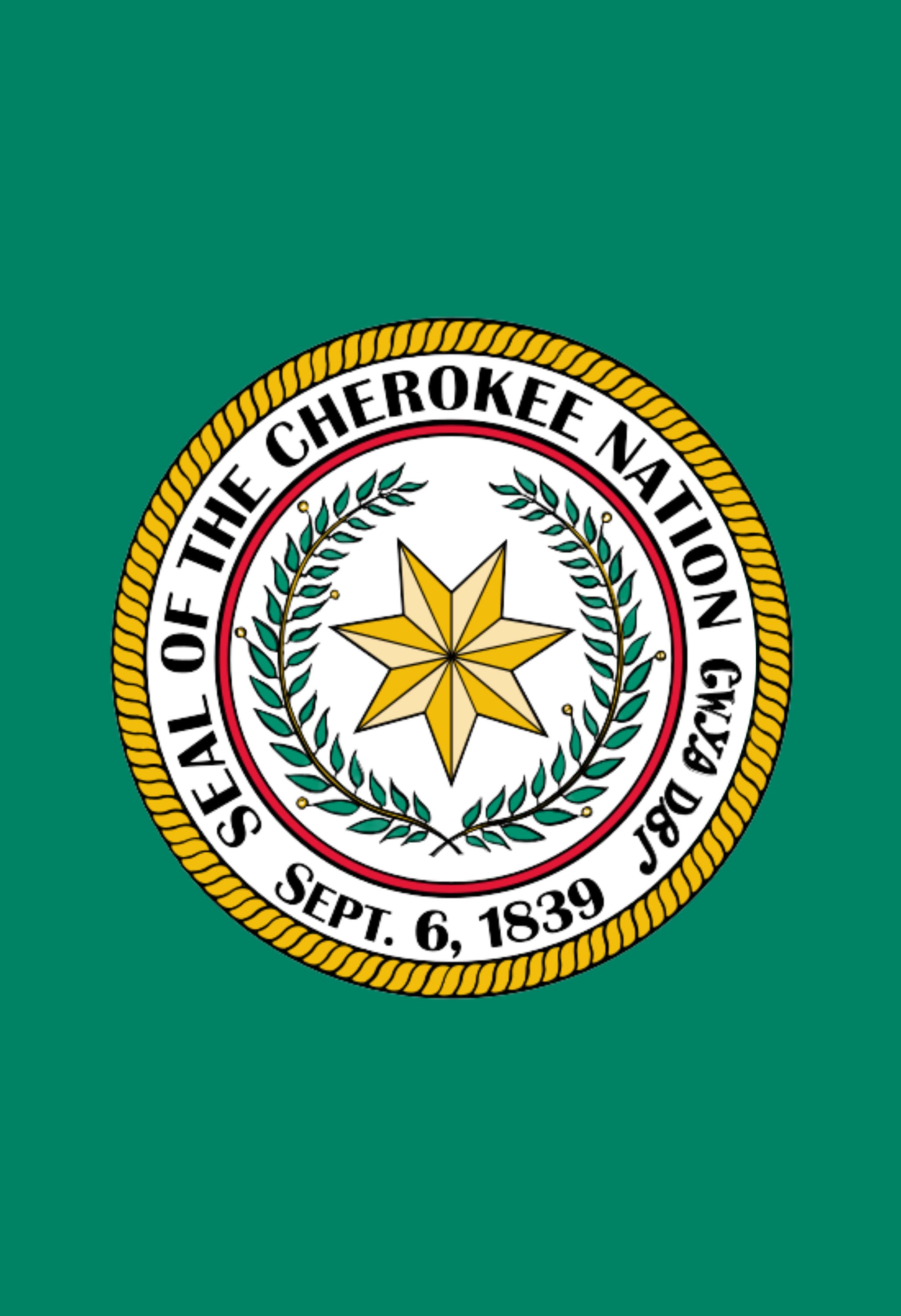 Cherokee Nation Seal Garden & House Banner - Etsy