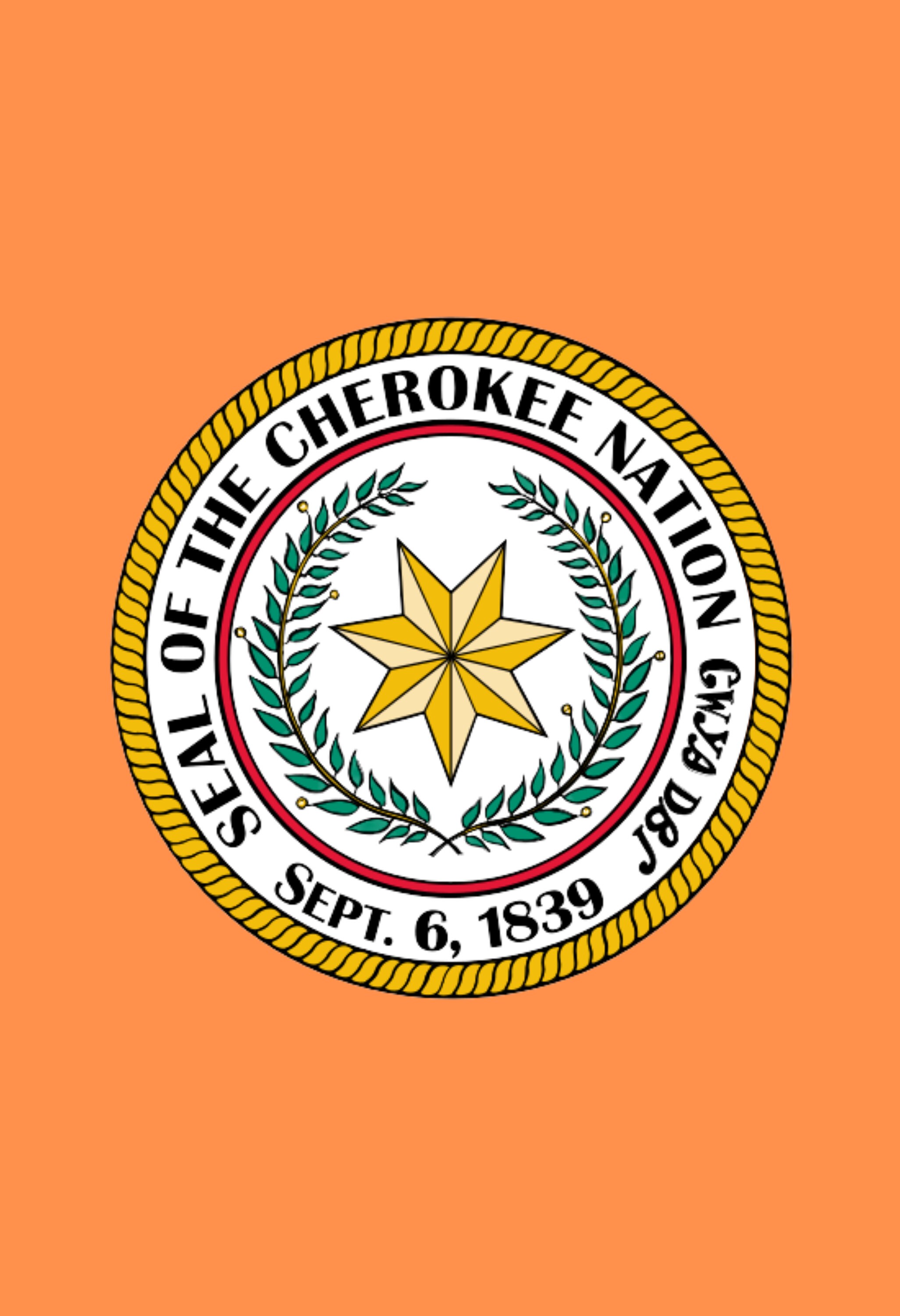 Cherokee Nation Seal Garden & House Banner - Etsy