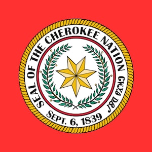 Cherokee Nation Seal Garden & House Banner - Etsy