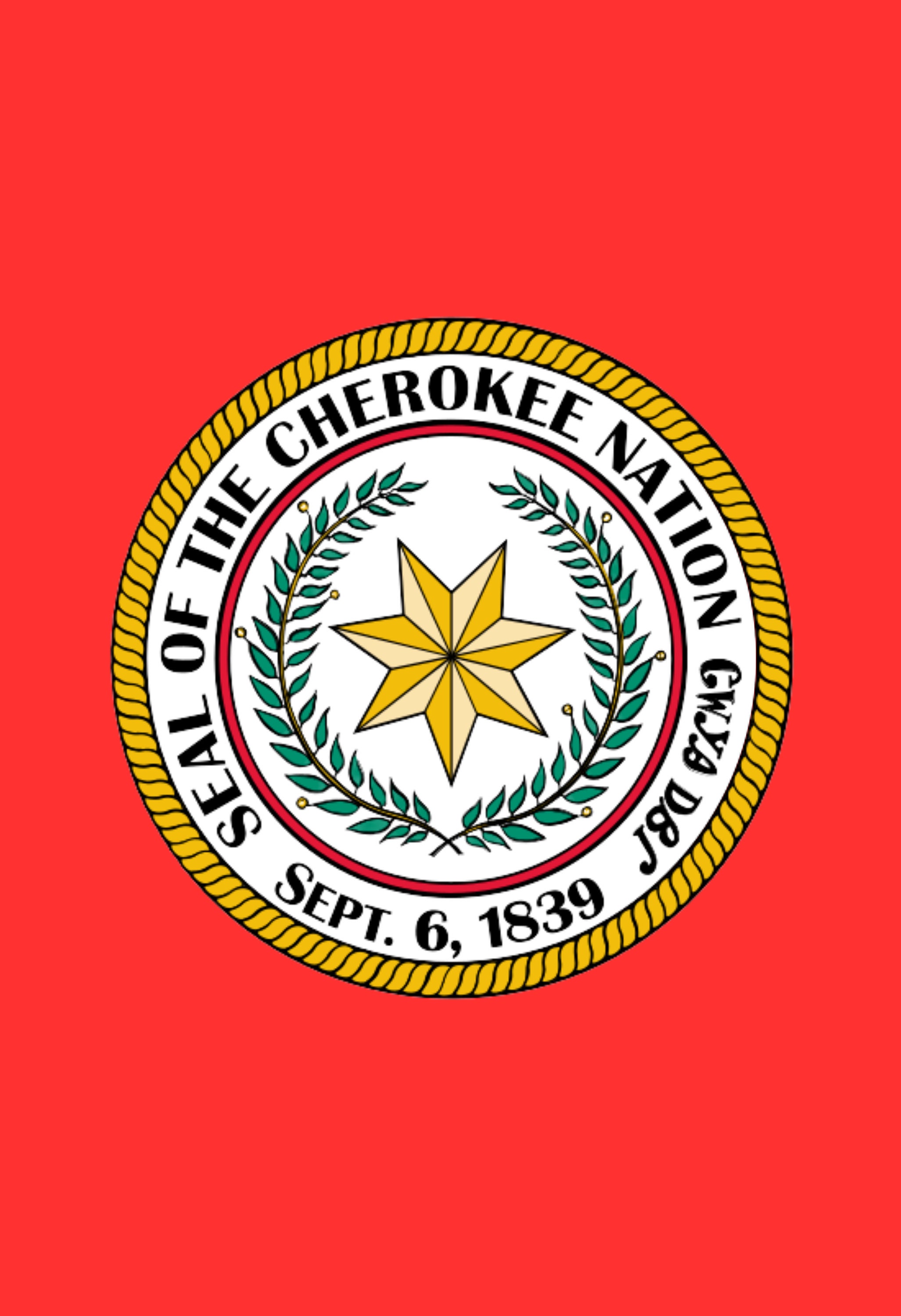 Cherokee Nation Seal Garden & House Banner - Etsy
