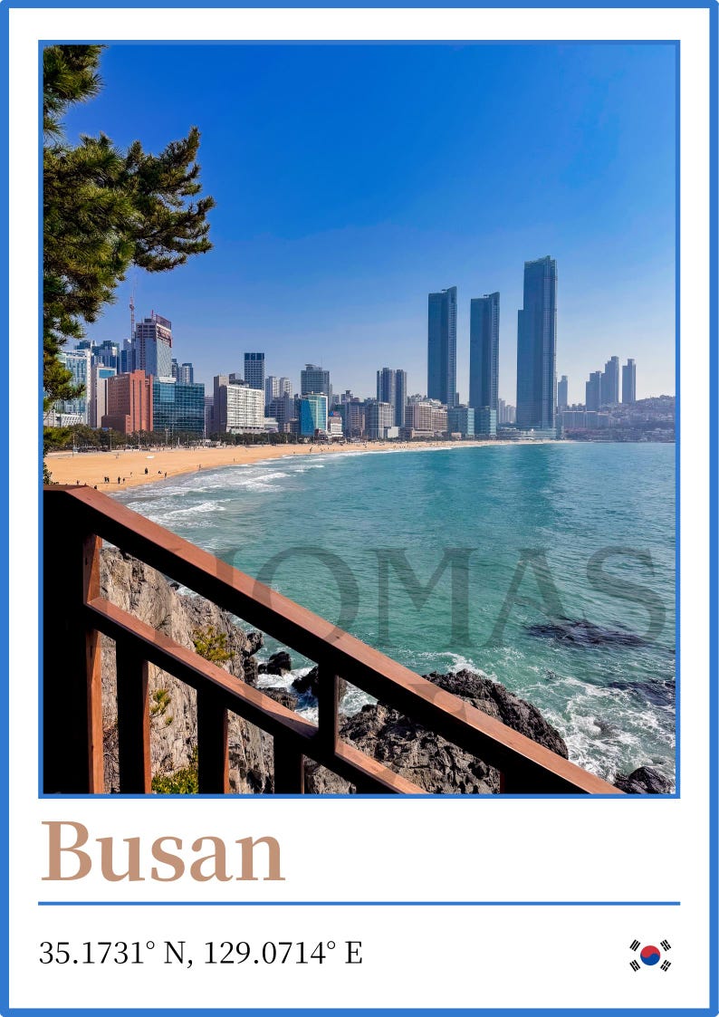 Busan - Blue City - Etsy
