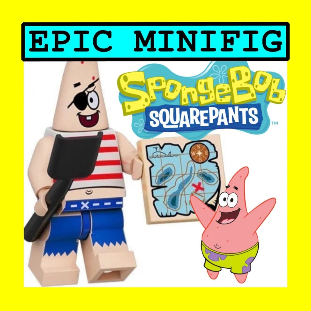 Patrick Pirate Spongebob Minifigure - Etsy