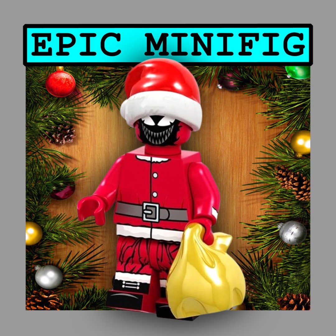 Carnage Christmas Santa Outfit Costume Minifigure Spiderman - Etsy