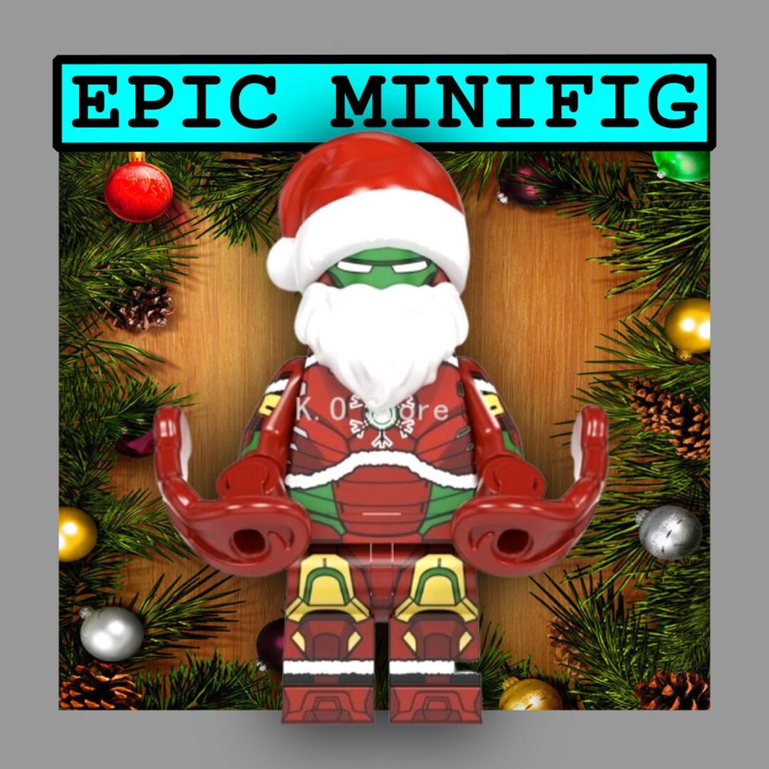 Iron Man Christmas Santa Outfit Costume Minifigure - Etsy