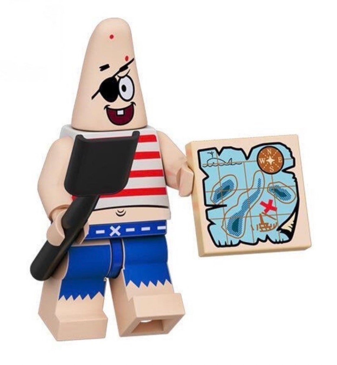 Patrick Pirate Spongebob Minifigure - Etsy