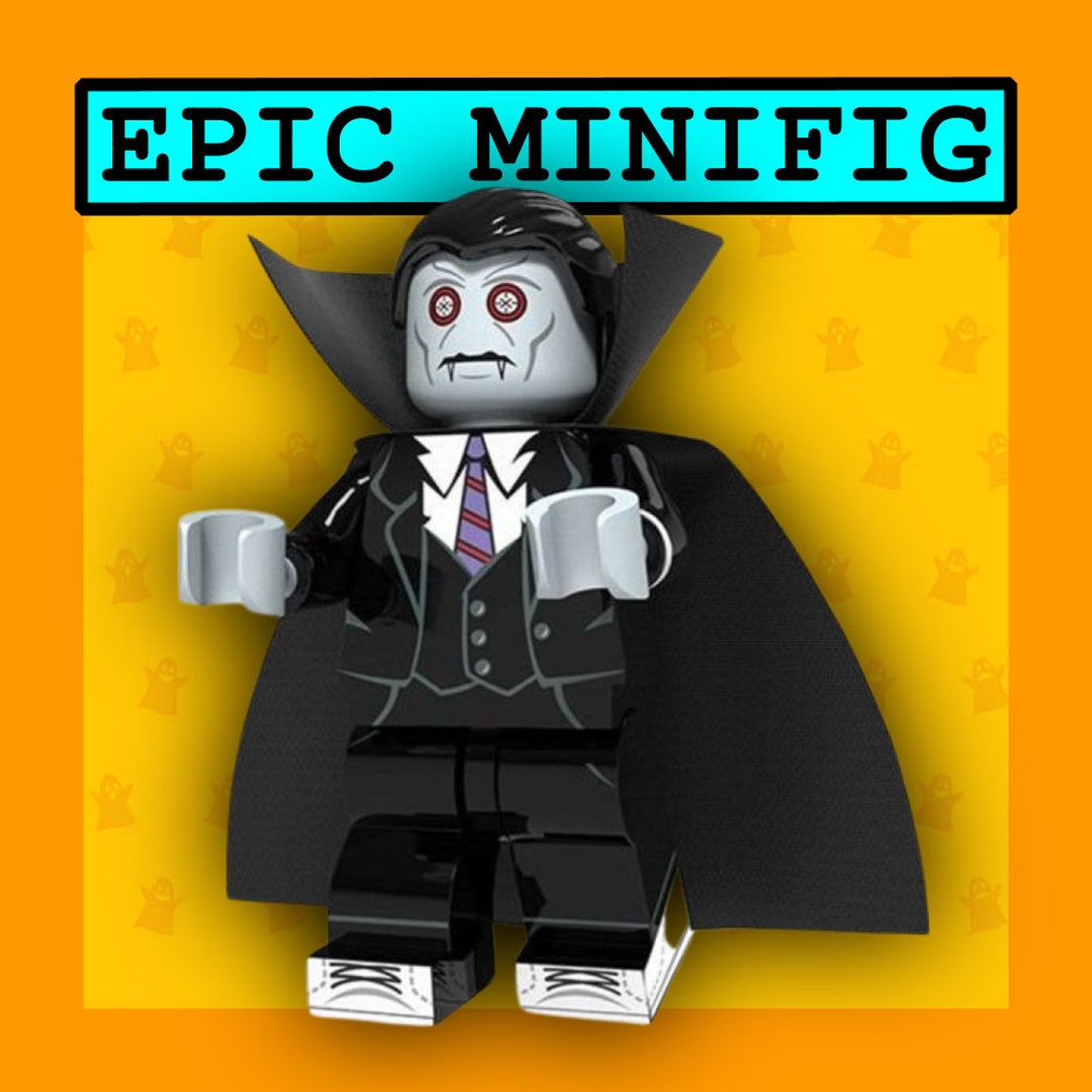 Dracula Minifigure Kid Halloween Costume - Etsy