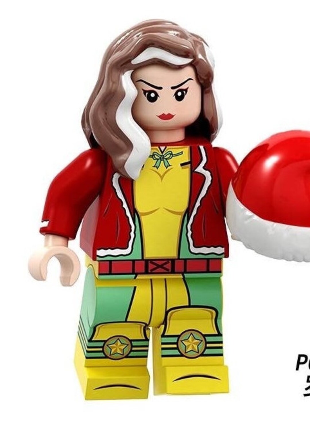 Rogue X-men Christmas Santa Outfit Costume Minifigure - Etsy