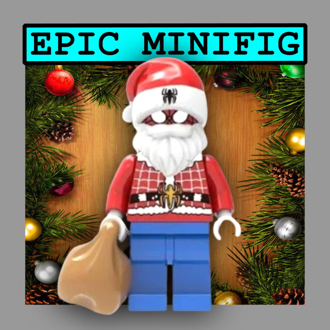 Spider-man Christmas Santa Minifigure Holiday Classic Peter - Etsy