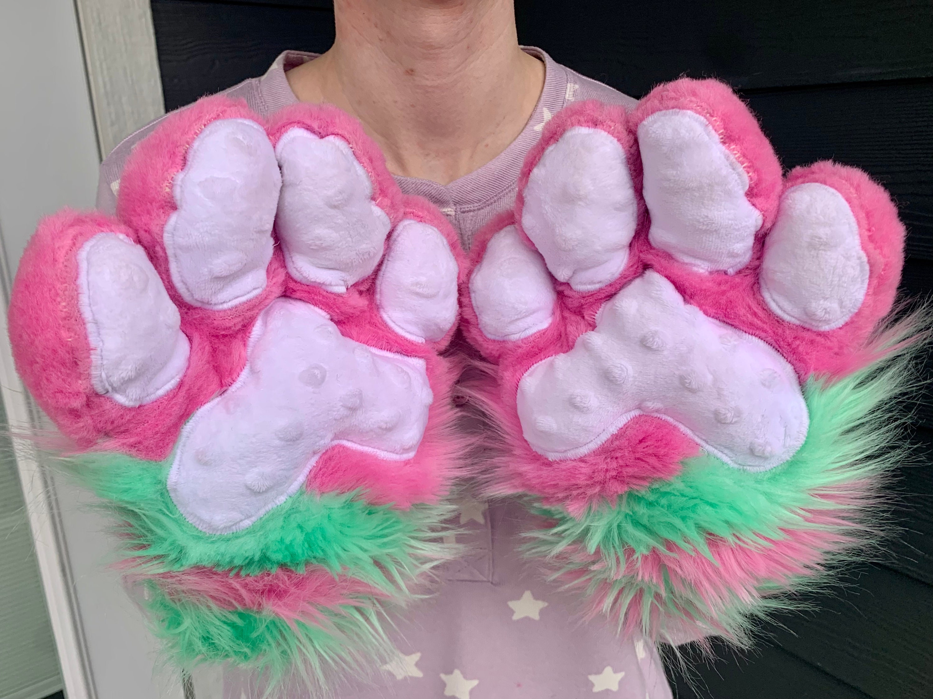 Striped Fursuit Paws - Etsy